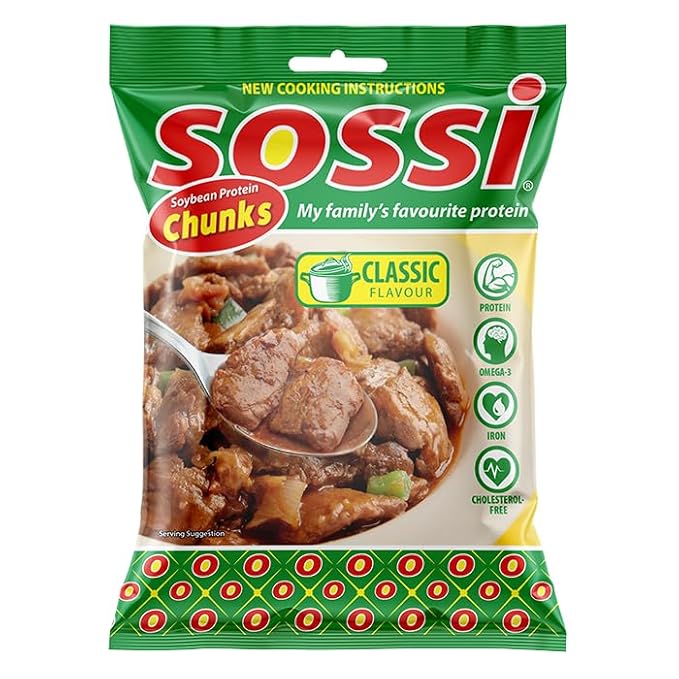 Sossi Soybean Protein Chunks Classic Flavour from Kenya | Meat Alterna ...