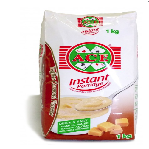 Ace instant porridge Toffee Caramel, 1kg Bag. — WELKOM USA