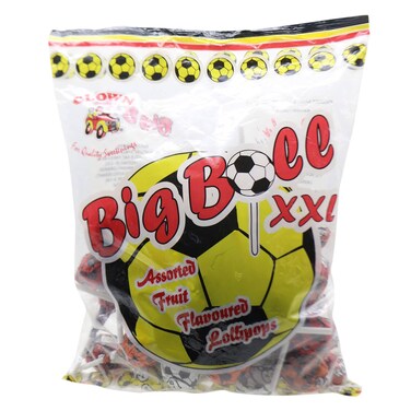 Big Ball XXL assorted fruit flavored lollipops — WELKOM USA