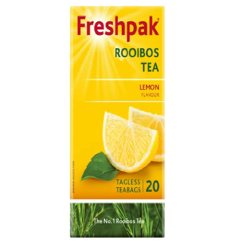 Freshpak Lemon Rooibos Teabags 20's — WELKOM USA