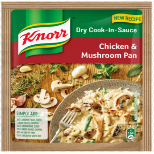 Knorr Cook In Sauces Chicken & Mushroom, 48g Sachet — WELKOM USA