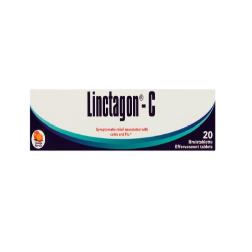 Linctagon-C Orange Effervescent Tablets (20 tablets) - 6 Pack — WELKOM USA