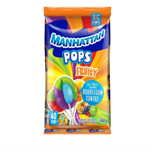 Manhattan Pops Fruity 840g — WELKOM USA