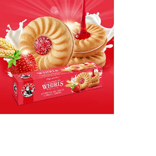Bakers Strawberry Whirls 200g — WELKOM USA