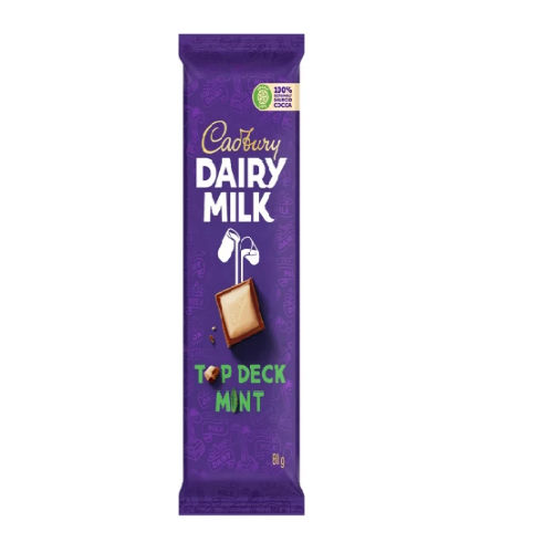 Cadbury Dairy Milk Top Deck Mint 80g — WELKOM USA