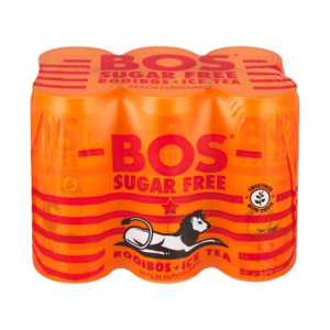 BOS Sugar Free Peach Flavoured Ice Tea 300ml 6 pack — WELKOM USA