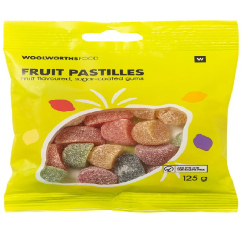 Woolworths Fruit Pastilles 125g — WELKOM USA