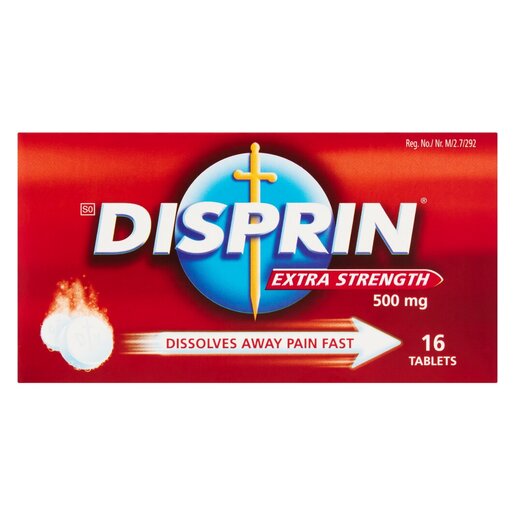 Disprin Pain Tablets Extra Strength 16 Pack — WELKOM USA